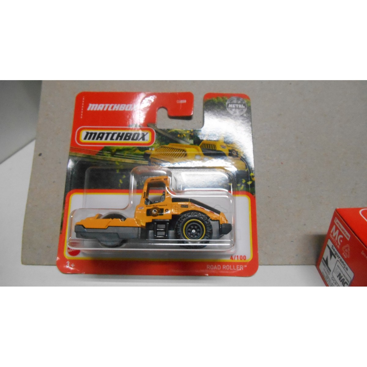 ROAD ROLLER/APISONADORA OBRAS PUBLICAS 1:64 MATCHBOX - BCN STOCK CARS