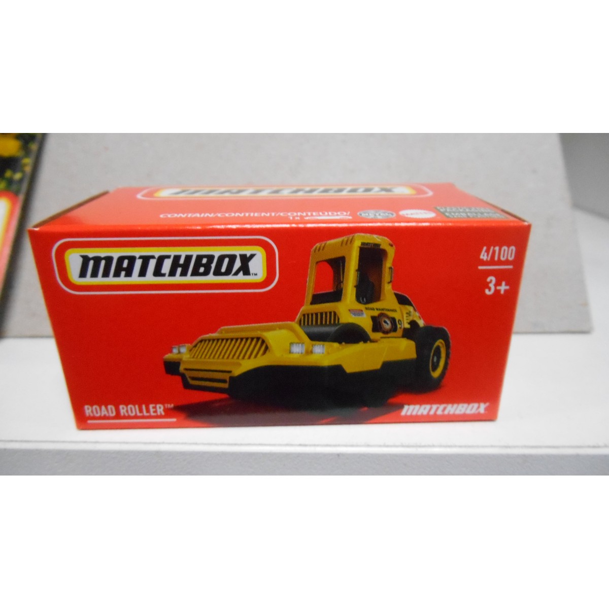 ROAD ROLLER/APISONADORA OBRAS PUBLICAS 1:64 MATCHBOX - BCN STOCK CARS