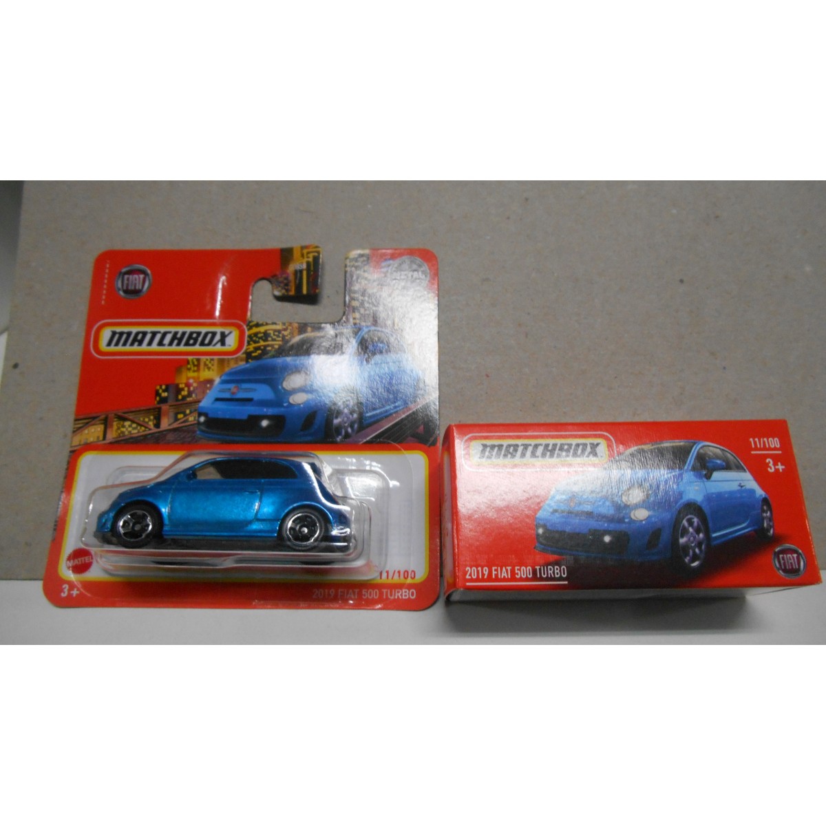 FIAT 500 2019 TURBO BLUE ESCOGER/CHOOSE/CHOISIR 1:64 MATCHBOX - BCN ...