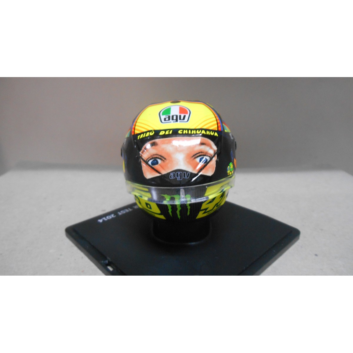 CASCO/HELMET VALENTINO ROSSI WINTER TEST 2014 MOTO/BIKE 1:5 SPARK ...