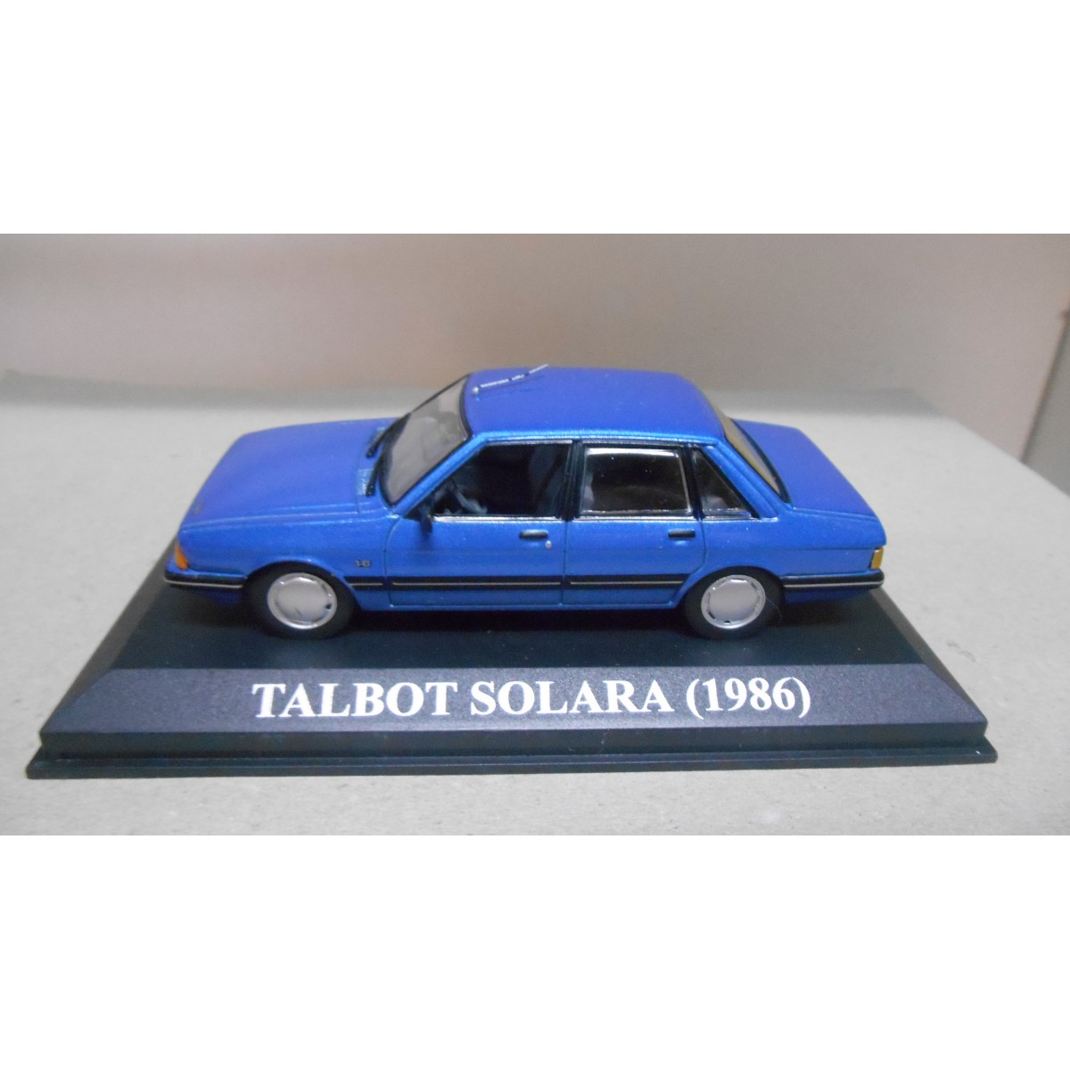 TALBOT SOLARA 1986 AZUL/BLUE MATRICULA ESPAÑA 1:43 ALTAYA IXO DEFECT ...