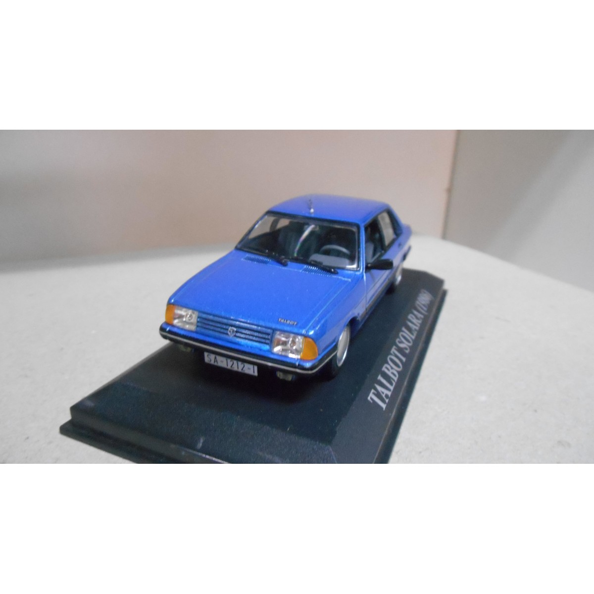 TALBOT SOLARA 1986 AZUL/BLUE MATRICULA ESPAÑA 1:43 ALTAYA IXO DEFECT ...