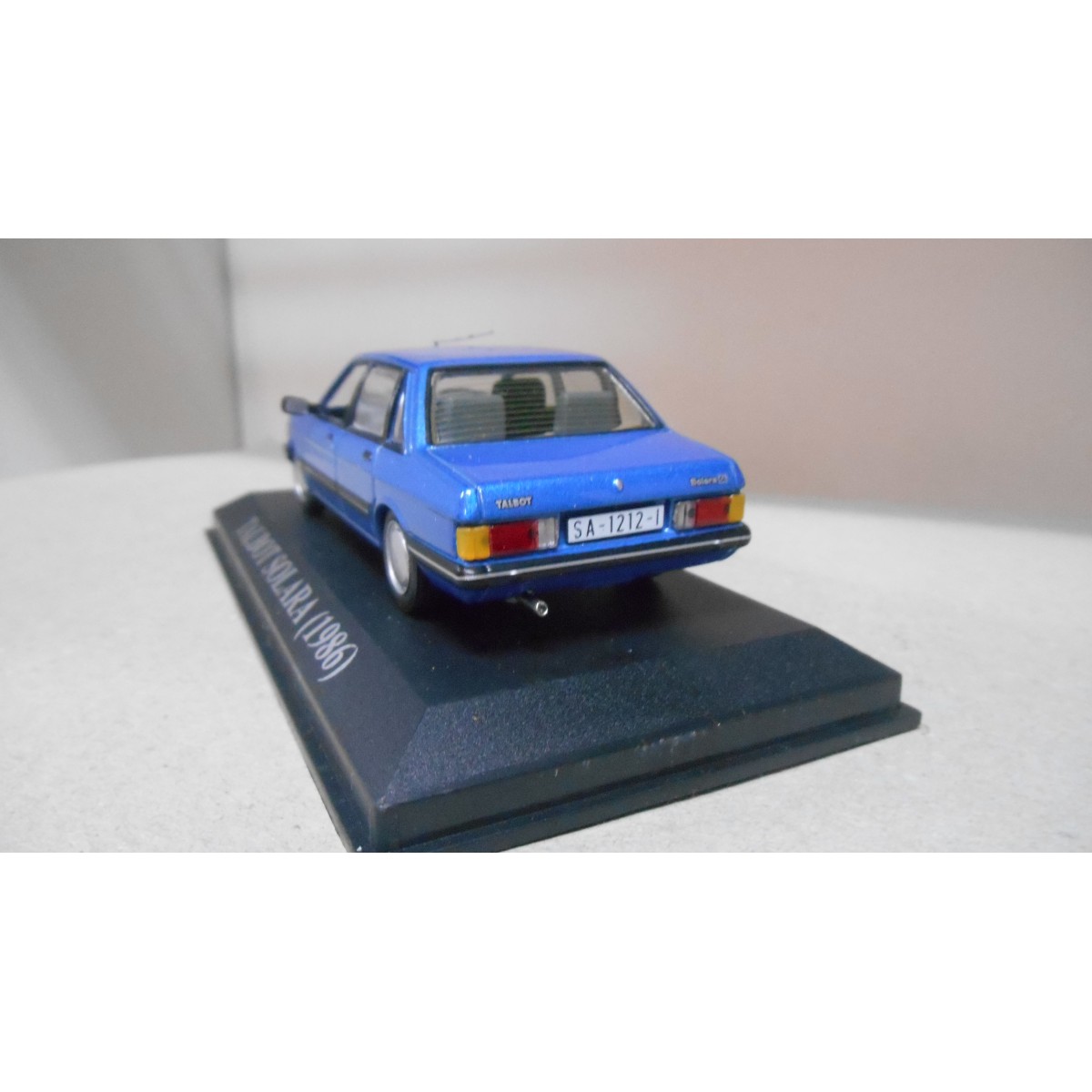 TALBOT SOLARA 1986 AZUL/BLUE MATRICULA ESPAÑA 1:43 ALTAYA IXO DEFECT ...