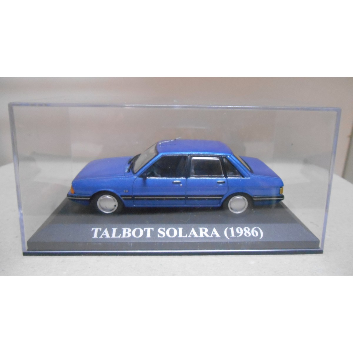 TALBOT SOLARA 1986 AZUL/BLUE MATRICULA ESPAÑA 1:43 ALTAYA IXO DEFECT ...