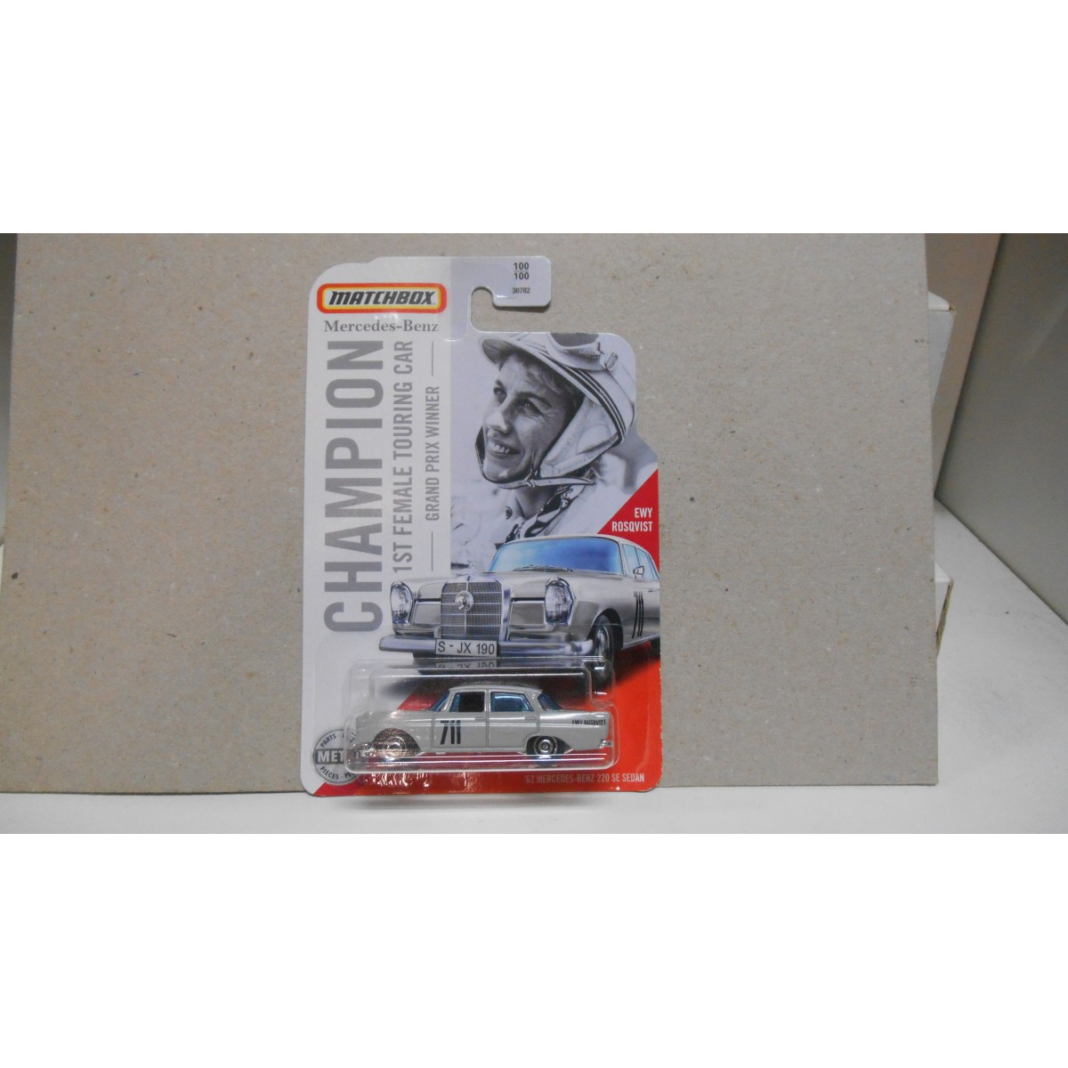 MERCEDES-BENZ W111 220 SE SEDAN 1962 EWY ROSQVIST USA CARD 1:64 ...