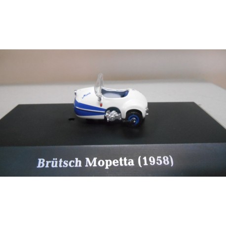 BRUTSCH MOPETTA 1958 THREE-WHEEL/TRICICOCHE MICROCARS 1:43 ALTAYA IXO ...