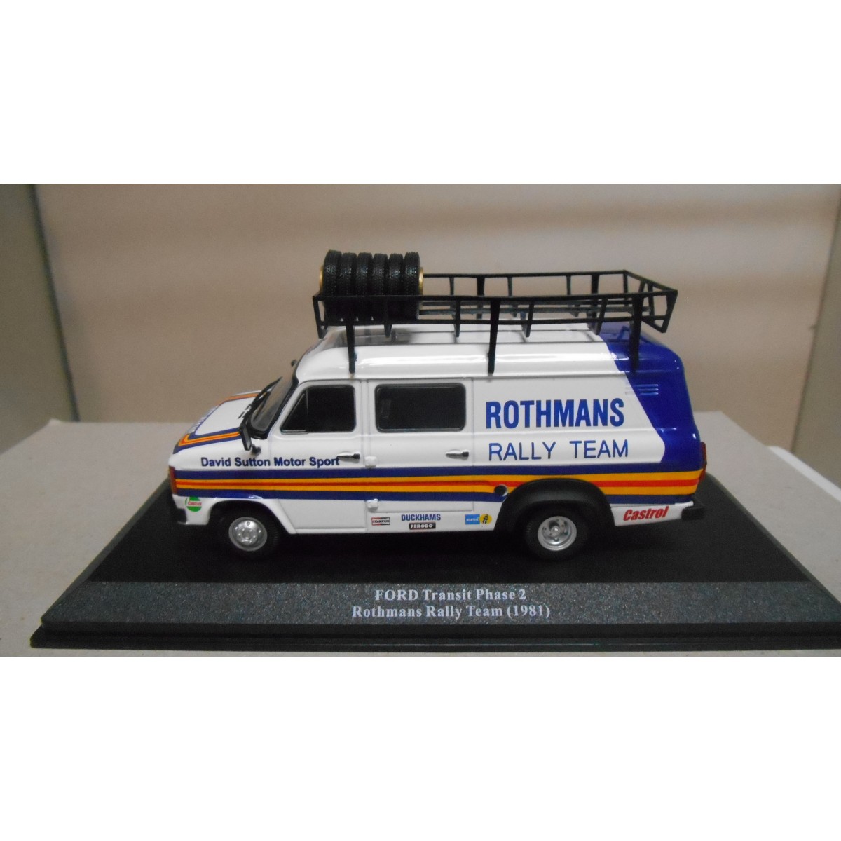 FORD TRANSIT MKII 1981 ROTHMANS ASSISTANCE RALLY 1:43 ALTAYA IXO - BCN ...