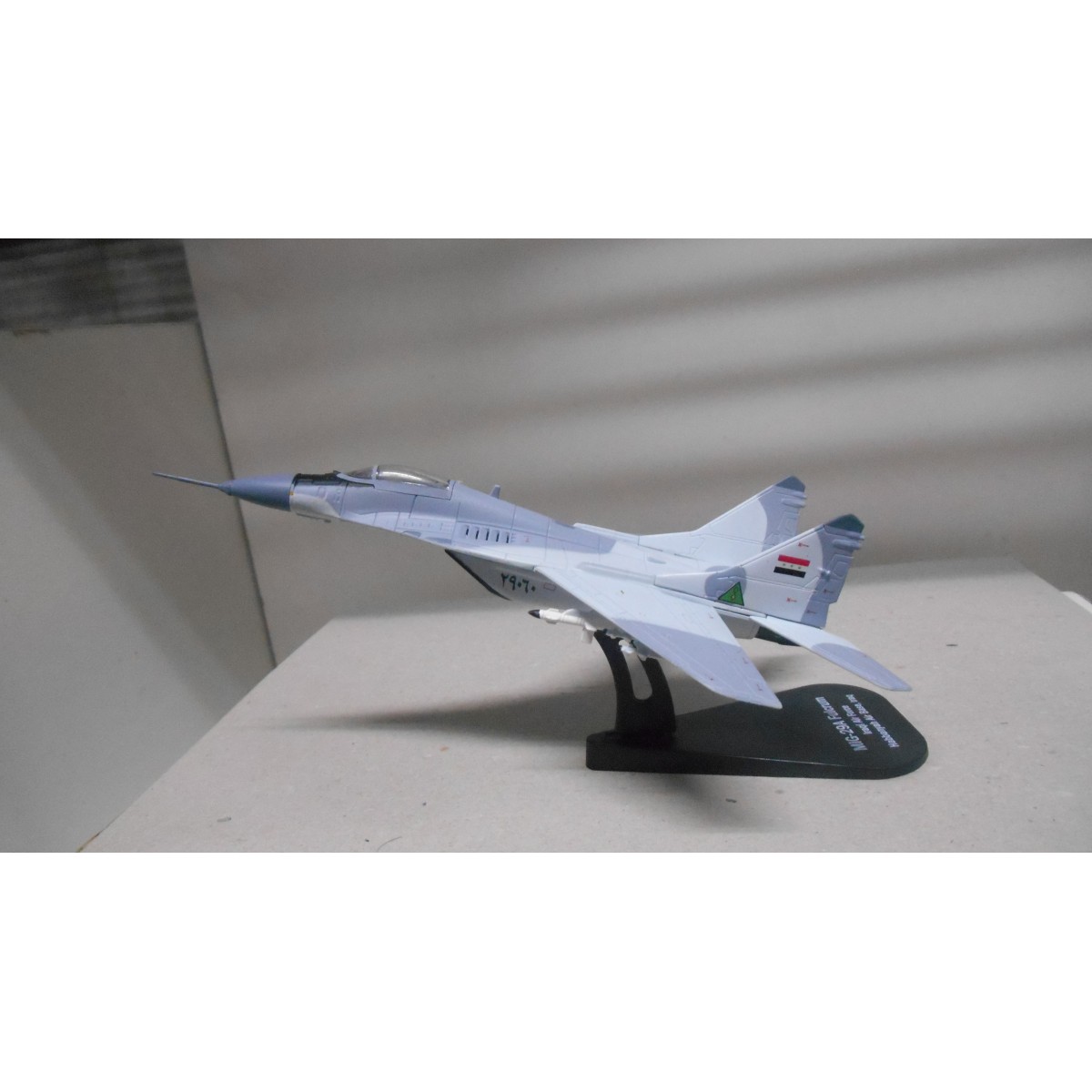 MIG-29A FULCRUM IRAQI AIR FORCE 1:100 ITALERI ALTAYA BLISTER CHAFADO ...
