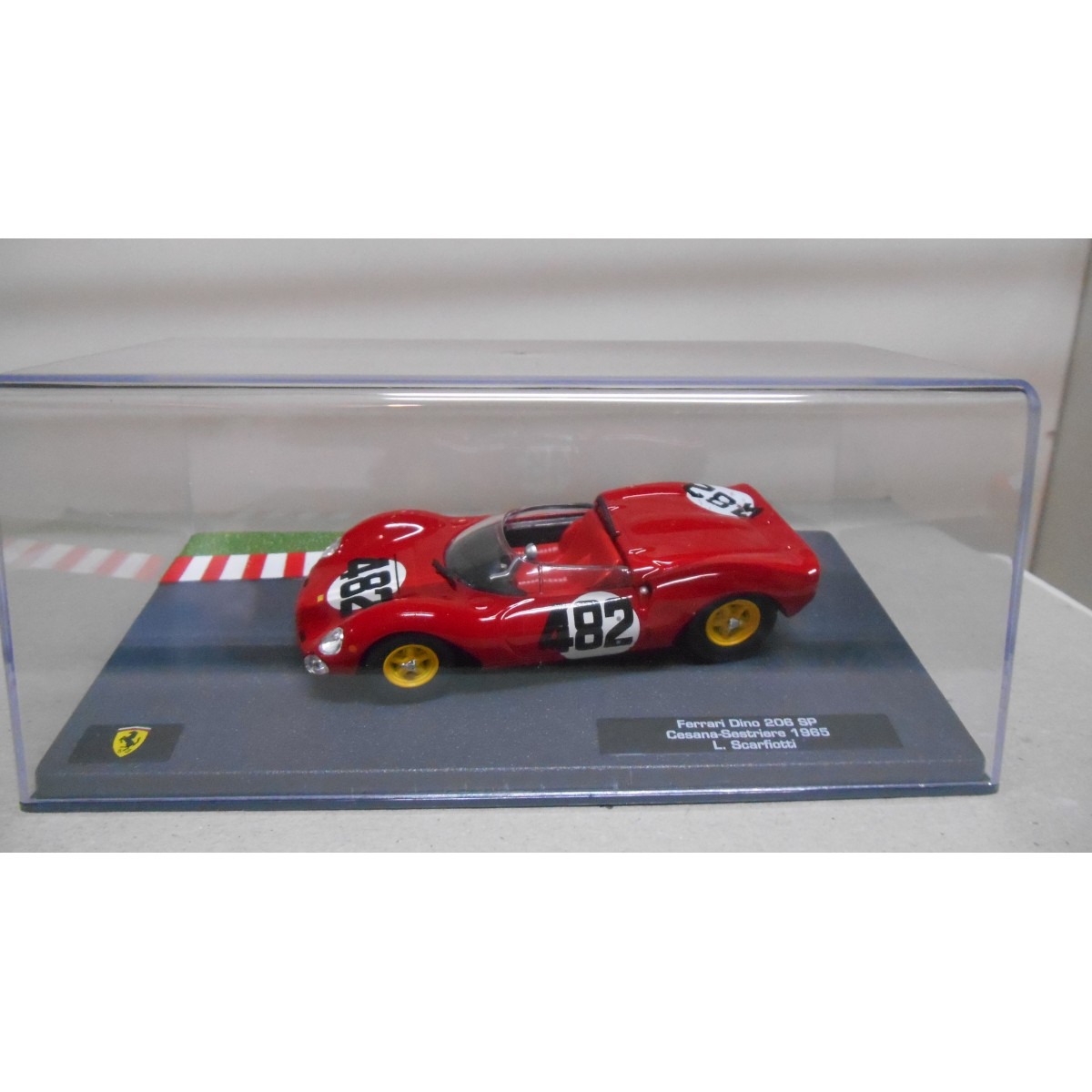 FERRARI DINO 206 SP CESANA-SESTRIERE 1965 L.SCARFIOTTI 1:43 FERRARI ...