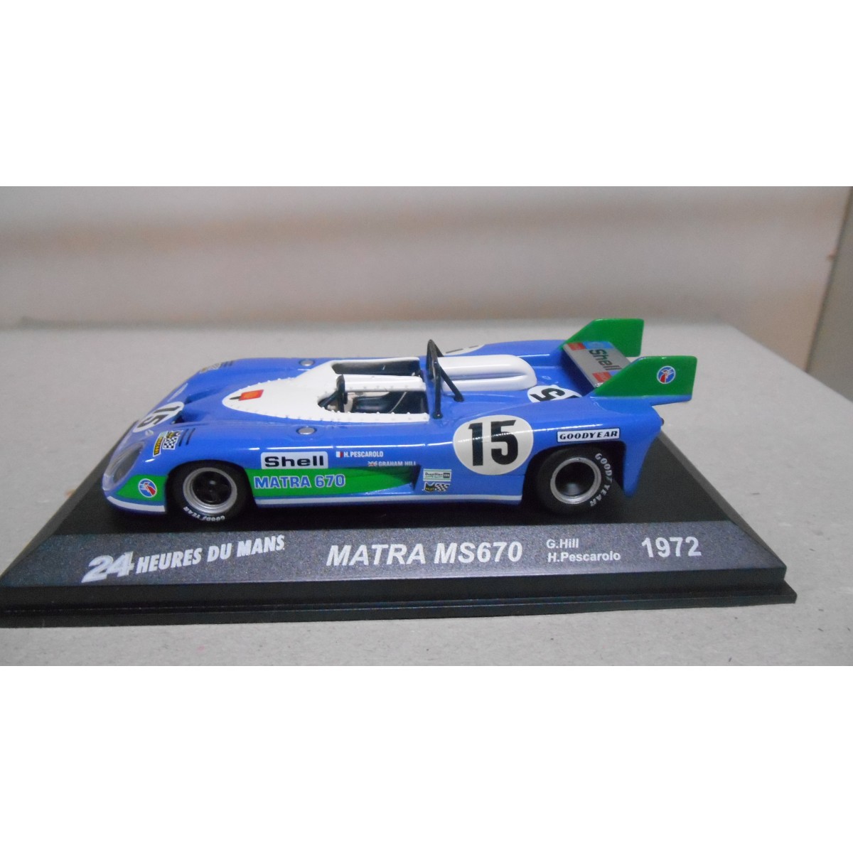 MATRA MS670 WIN 24 H LE MANS 1972 HILL-PESCAROLO 1:43 ALTAYA IXO - BCN ...
