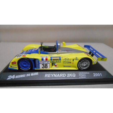 REYNARD 2KQ 24 H LE MANS 2001 DELETRAZ-FABRE-GENE 1:43 ALTAYA IXO - BCN ...
