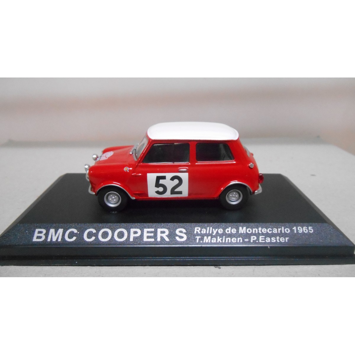 BMC MINI COOPER S 1965 WIN RALLY MONTE CARLO T.MAKINEN 1:43 ALTAYA IXO ...