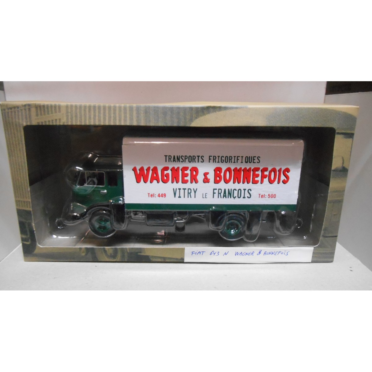 FIAT 643 N WAGNER & BONNEFOIS CAMION/TRUCK 1:43 ALTAYA IXO - BCN STOCK CARS