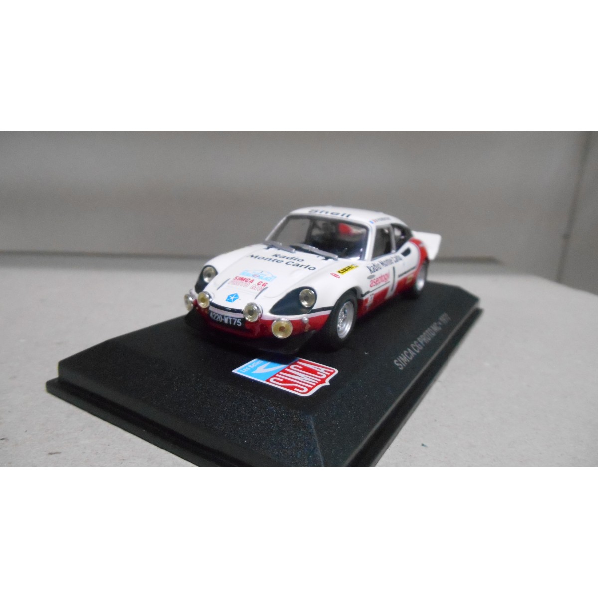 SIMCA CG PROTO MC RALLY NEIGE ET GLACE 1972 FIORENTINO 1:43 ALTAYA IXO ...