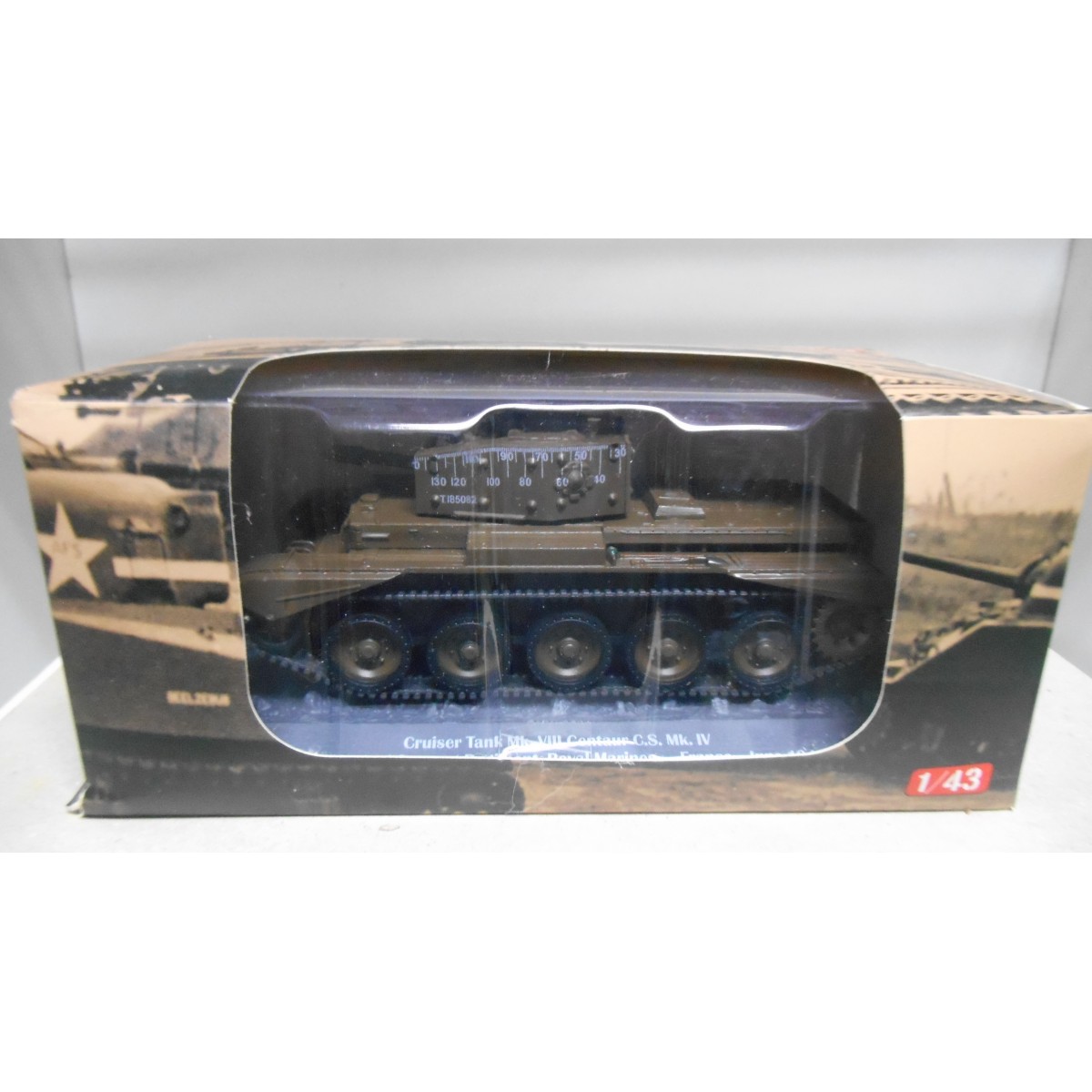 CRUISER TANK MK.VIII CENTAUR C.S. MK.IV FRANCE UK 1944 TANKS WW 2 1:43 ...