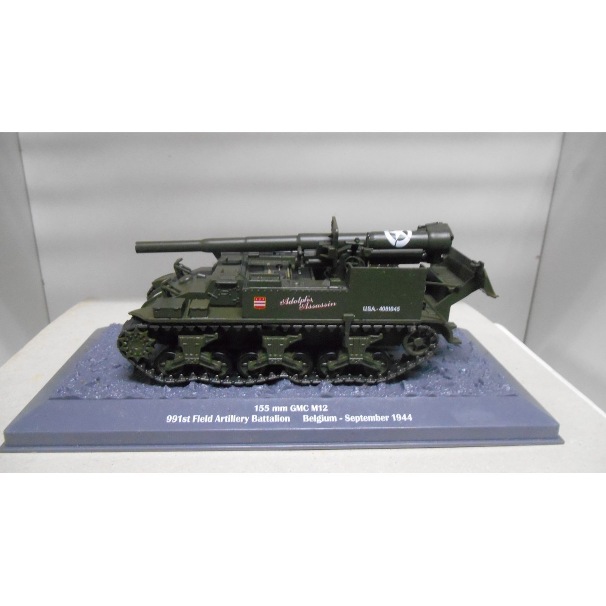 M12 155mm US ARMY 1944 TANKS WW 2 1:43 ALTAYA IXO - BCN STOCK CARS