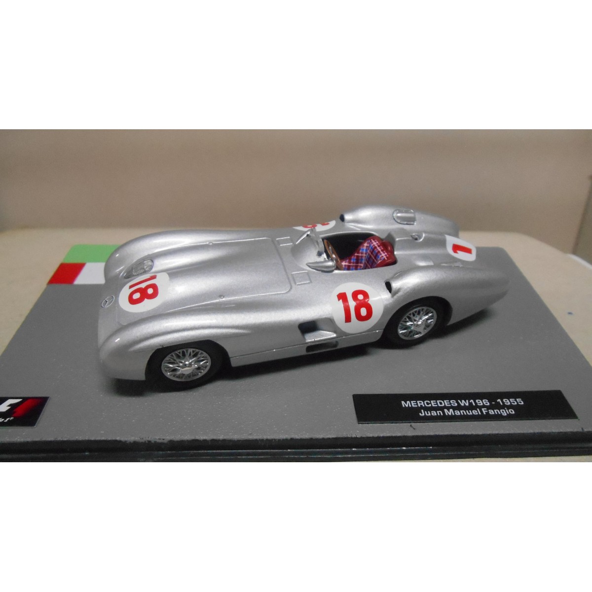 MERCEDES W196 FORMULA F1 WIN 1955 J.M.FANGIO 1:43 SALVAT IXO - BCN ...