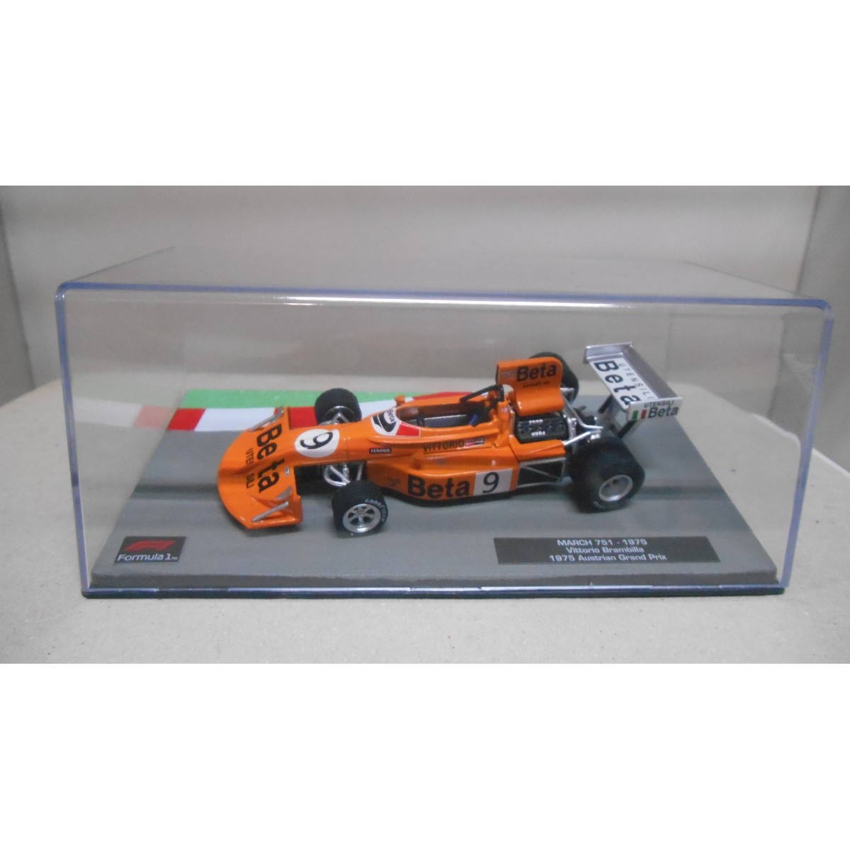 MARCH 751 FORMULA F1 WIN 1975 V.BRAMBILLA AUSTRIA GP 1:43 SALVAT IXO ...