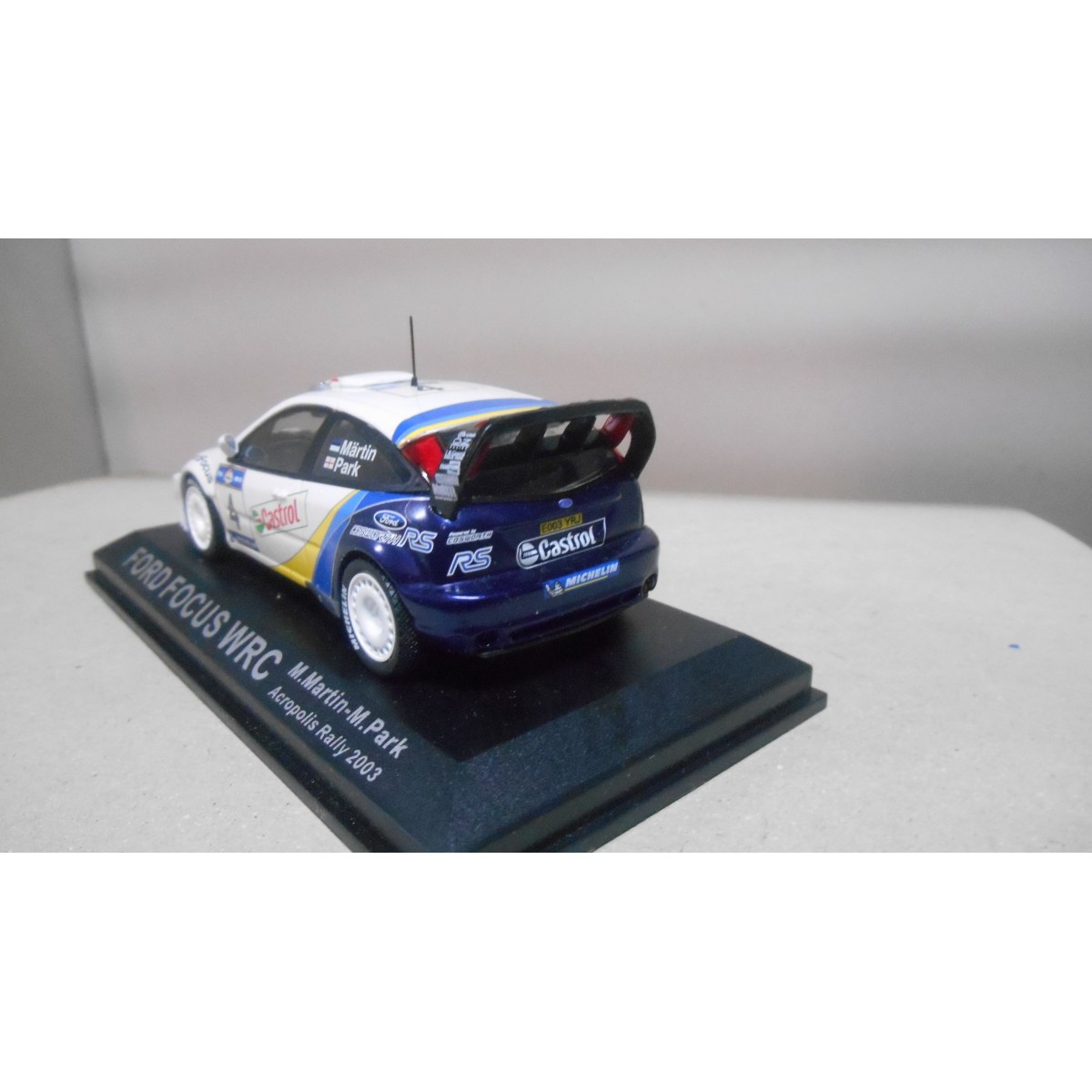 FORD FOCUS WRC 2003 WIN RALLY ACROPOLIS M.MARTIN 1:43 ALTAYA IXO - BCN ...