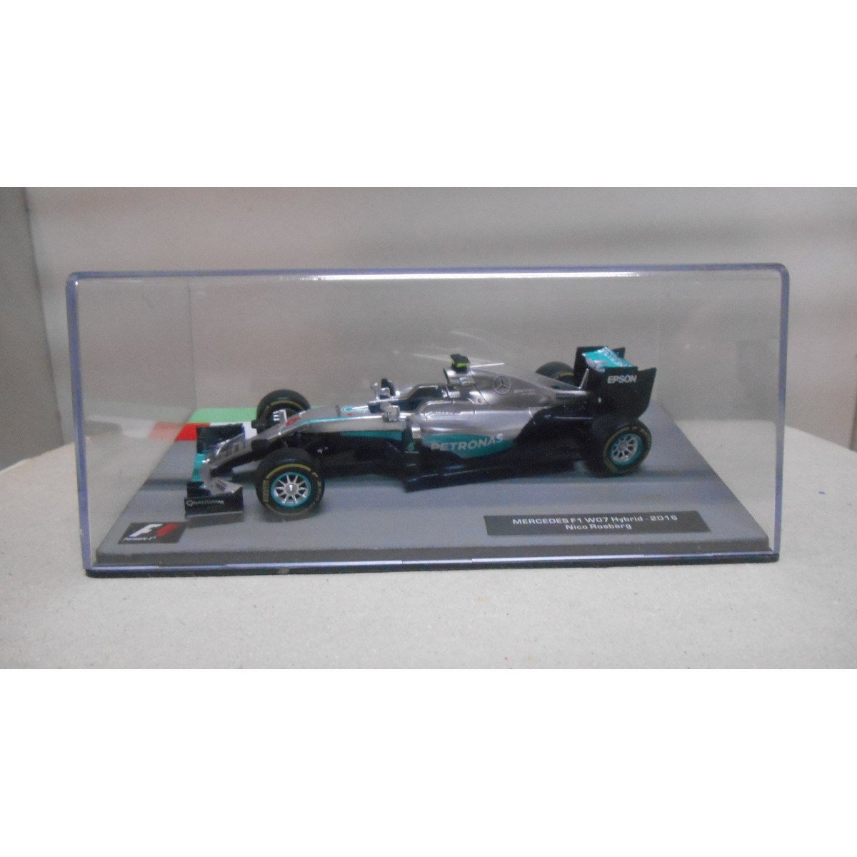 MERCEDES-BENZ W07 HYBRID FORMULA F1 WIN 2016 NICO ROSBERG 1:43 SALVAT ...
