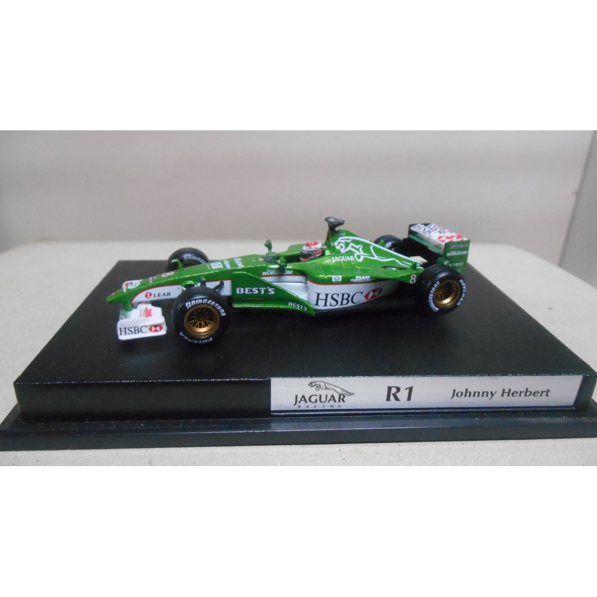 JAGUAR R1 FORMULA F1 2000 JOHNNY HERBERT 1:43 HOT WHEELS - BCN STOCK CARS