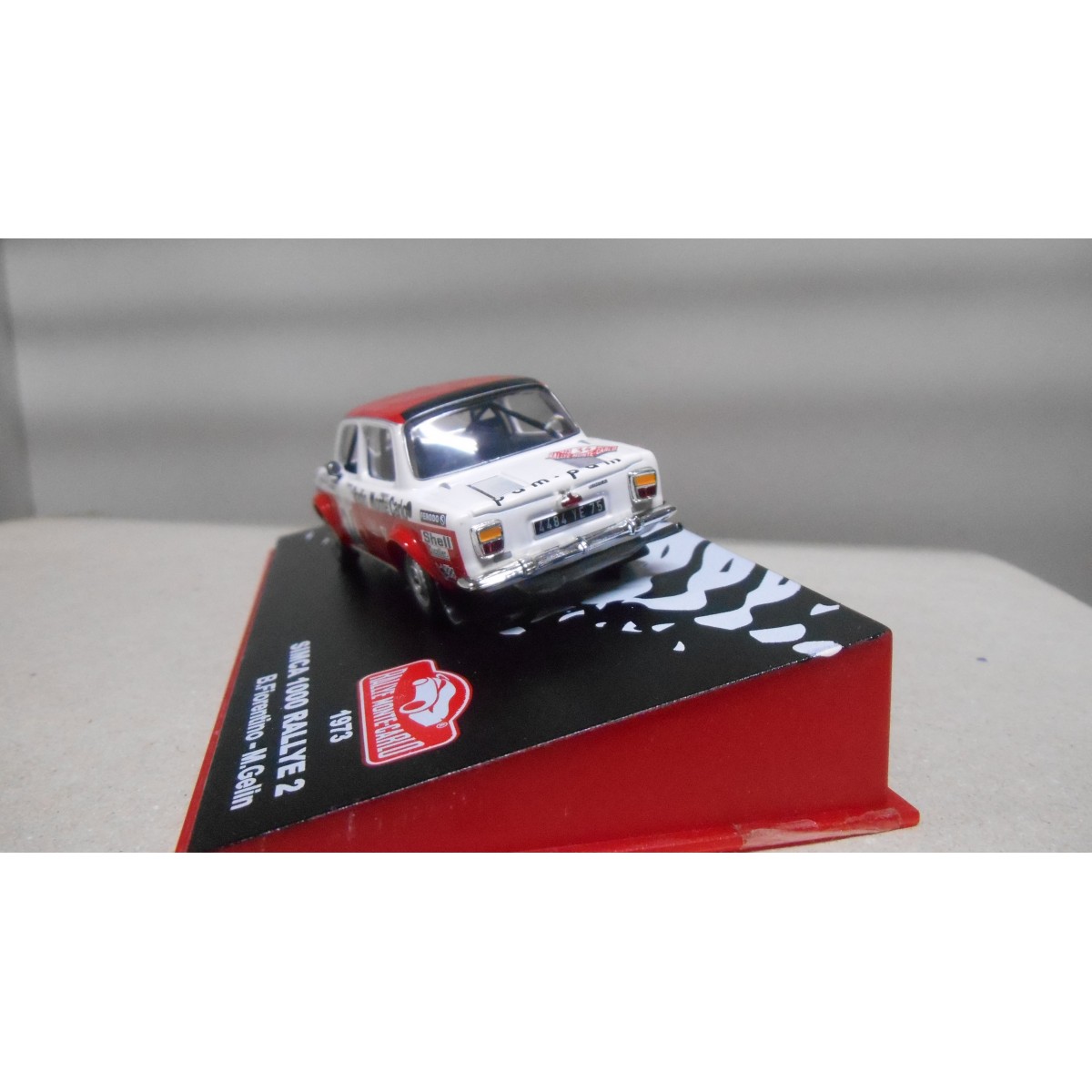 SIMCA 1000 RALLYE 2 RALLY MONTE CARLO 1973 B.FIORENTINO 1:43 ALTAYA IXO ...