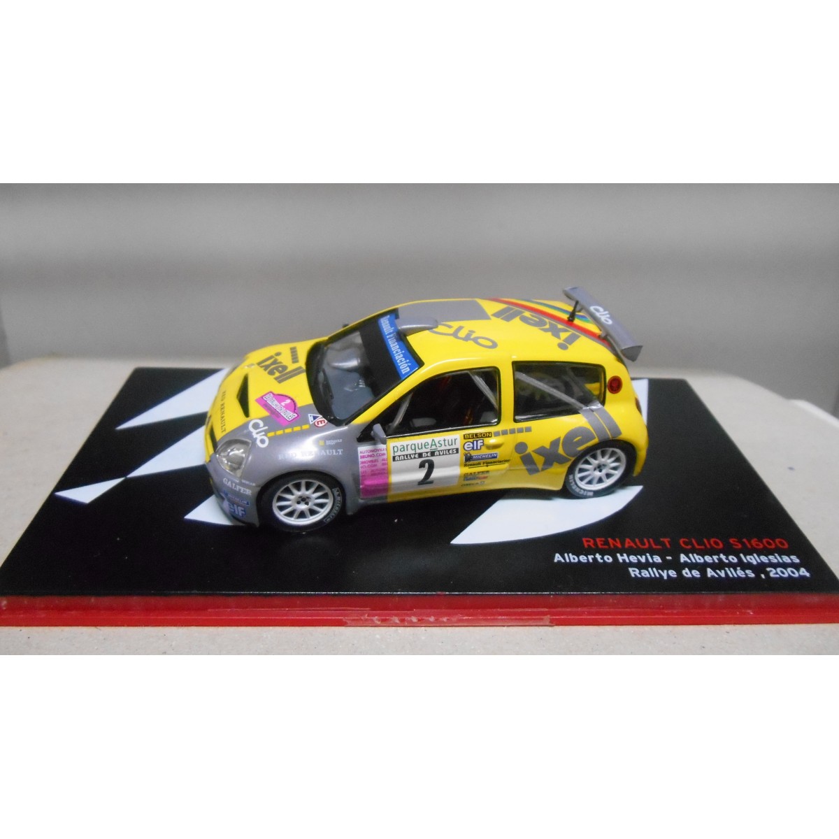 RENAULT CLIO S1600 2004 RALLY AVILES A.HEVIA 1:43 ALTAYA IXO - BCN ...