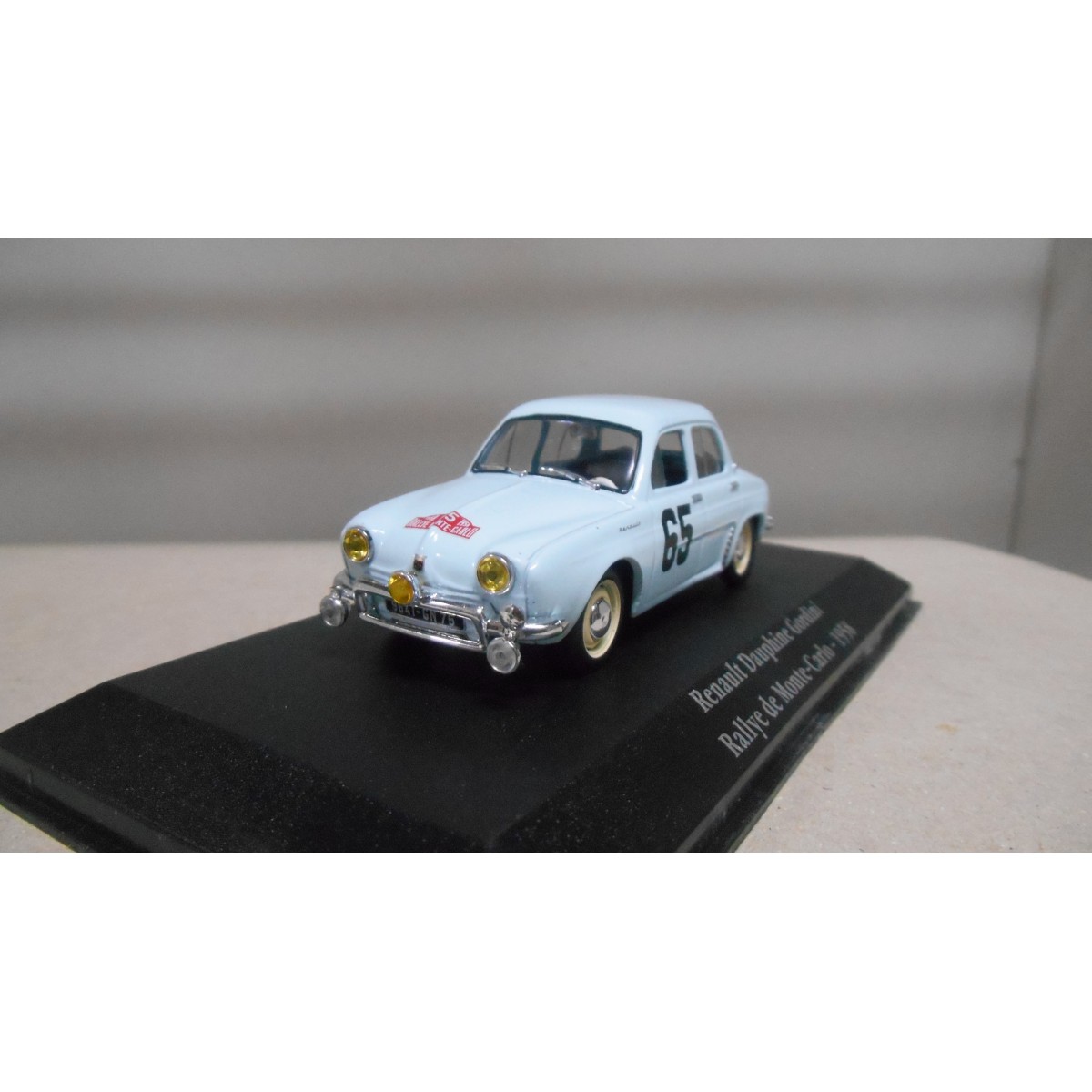 RENAULT DAUPHINE WIN RALLY MONTE CARLO 1958 MONRAISSE 1:43 ALTAYA IXO - BCN STOCK CARS