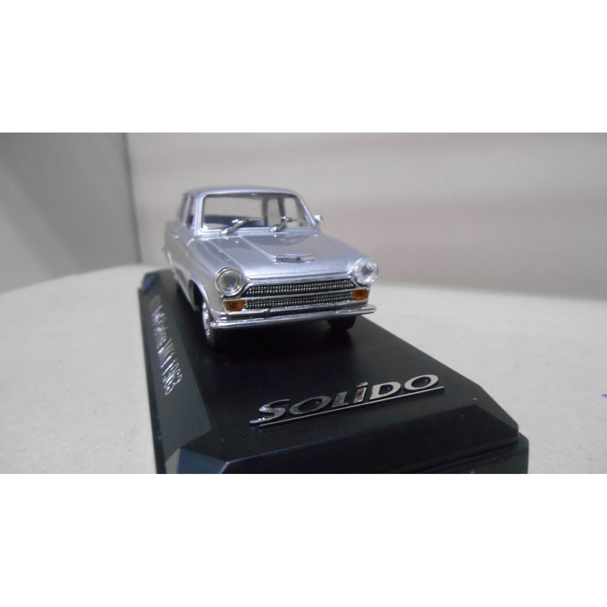 FORD CORTINA MK1 1963 SILVER 1:43 SOLIDO 4573 - BCN STOCK CARS