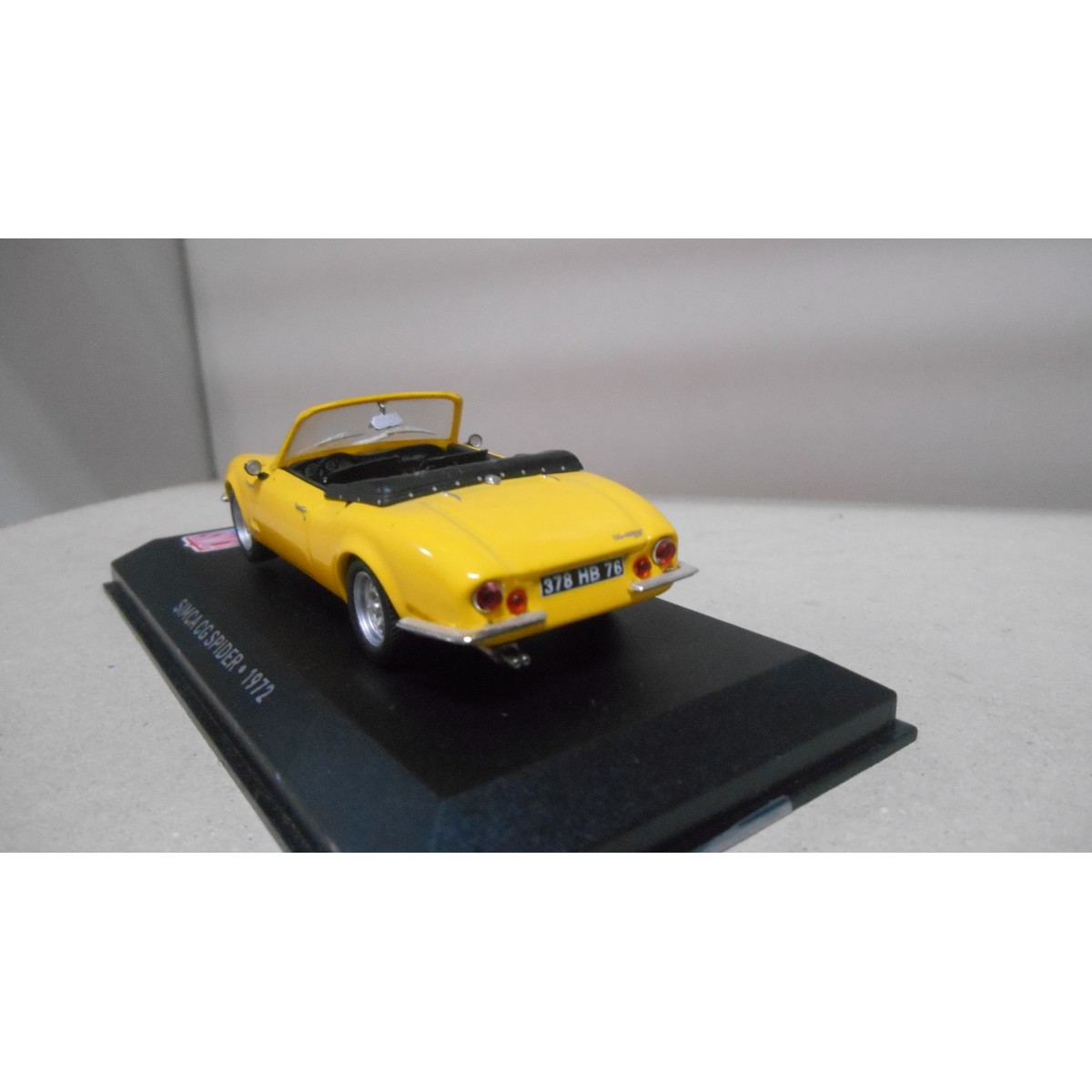 SIMCA CG SPIDER 1972 JAUNE/YELLOW 1:43 ALTAYA IXO - BCN STOCK CARS