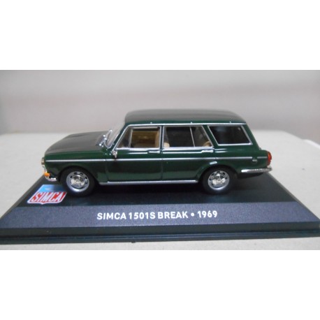 SIMCA 1501S BREAK 1969 GREEN/VERDE 1:43 ALTAYA IXO - BCN STOCK CARS