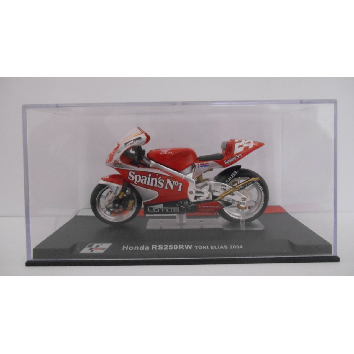 HONDA RS 250 RW 2004 TONI ELIAS MOTO/BIKE 1:24 ALTAYA IXO - BCN STOCK CARS