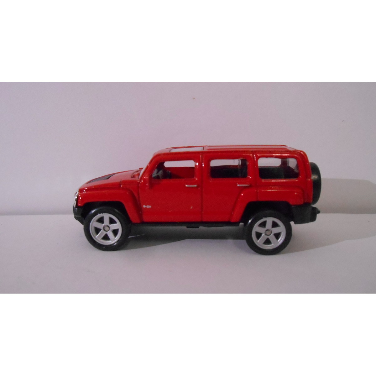 HUMMER H3 RED 1:60/apx 1:64 WELLY SUPER9 - BCN STOCK CARS