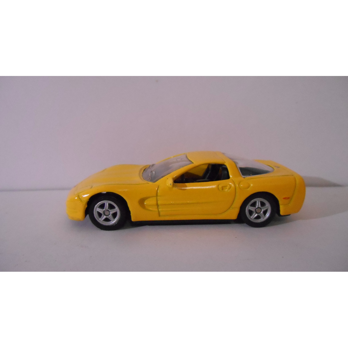 CHEVROLET CORVETTE C5 1999 YELLOW 1:60 WELLY SUPER9 - BCN STOCK CARS