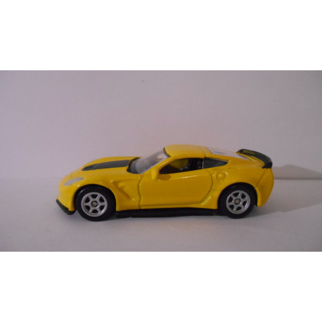 CHEVROLET CORVETTE C7 2017 Z06 YELLOW 1:60 WELLY SUPER9 - BCN STOCK CARS