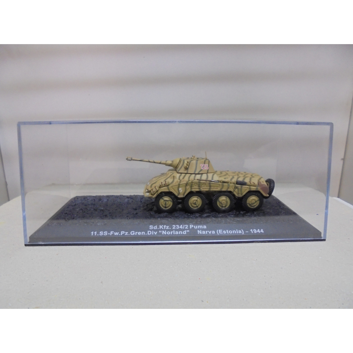 Sd.kfz.234/2 PUMA NORLAND 1944 GERMANY WW2 1:72 ALTAYA IXO - BCN STOCK CARS