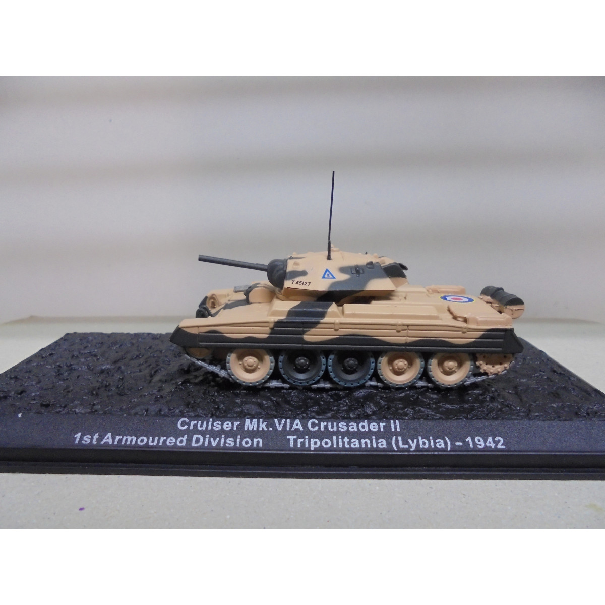 CRUISER MK.VIA CRUSADER II 1942 1st ARMOURED DIV LYBIA WW2 1:72 ALTAYA ...