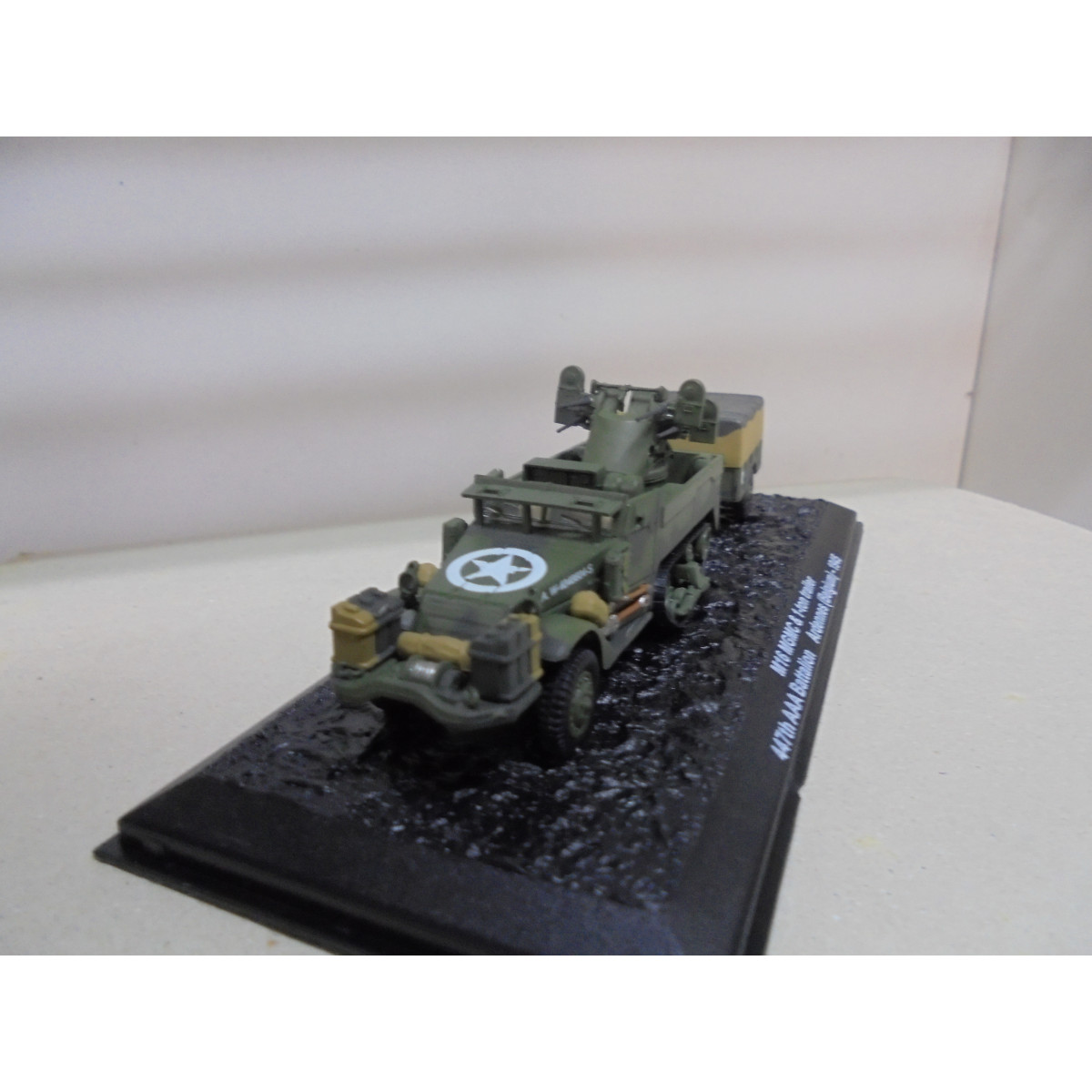 M16 MGMC & 1-ton TRAILER 1945 447th AAA BAT USA WW2 1:72 ALTAYA IXO - BCN STOCK CARS