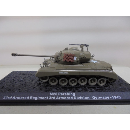 M26 PERSHING 1945 33rd ARM REG 3rd ARM REG USA GERMANY WW2 1:72 ALTAYA ...