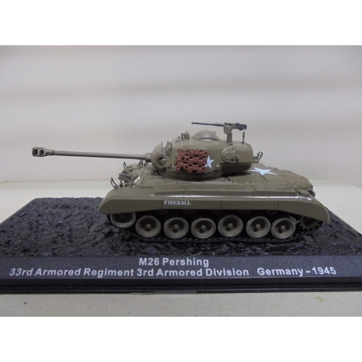 M26 PERSHING 1945 33rd ARM REG 3rd ARM REG USA GERMANY WW2 1:72 ALTAYA ...