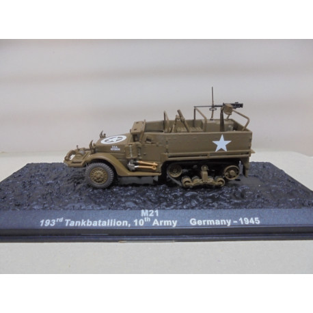 M21 HALF-TRACK 1945 193rd TANK BAT 10th ARMY USA GERMANY WW2 1:72 ...