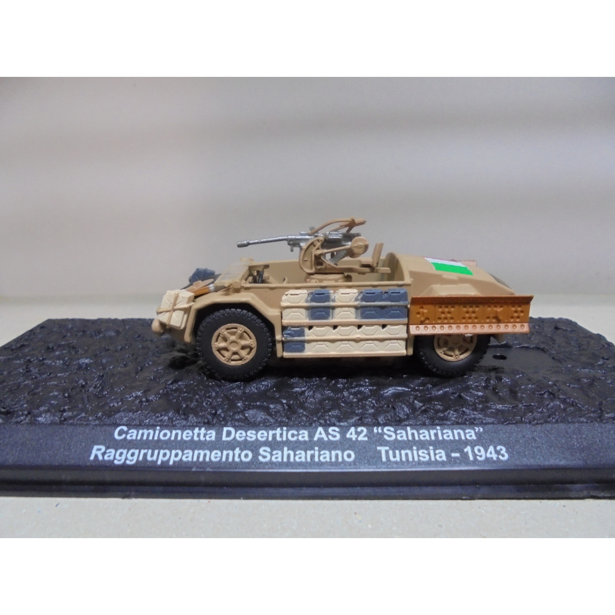 CAMIONETTA DESERTICA AS 42 SAHARIANA 1943 TUNISIA ITALY WW2 1:72 ALTAYA ...