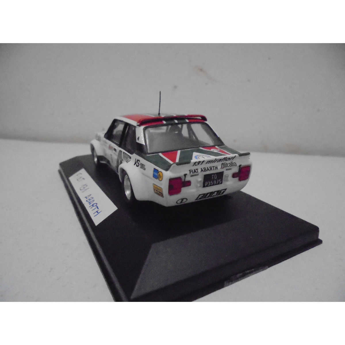 FIAT 131 ABARTH 1979 RALLY 1000 LAKES M.ALEN 1:43 ALTAYA IXO CAJA NO ...