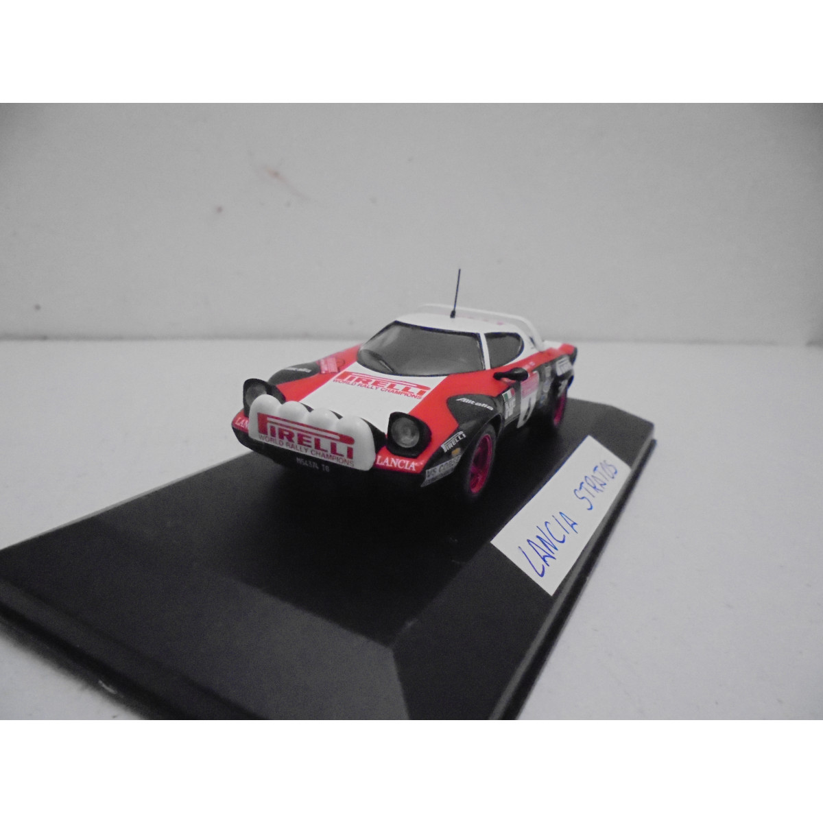 LANCIA STRATOS HF 1978 RALLY SAN REMO M.ALEN 1:43 ALTAYA IXO CAJA NO ...
