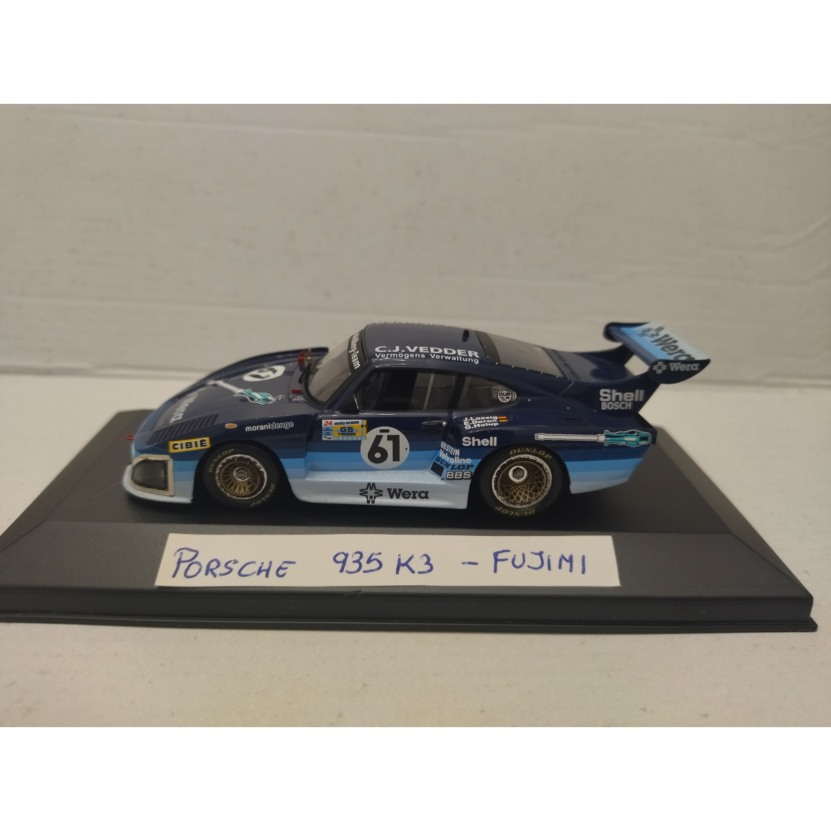 PORSCHE 935 K3 24 H LE MANS 1981 n61 1:43 FUJIMI CAJA NO ORIGINAL - BCN ...