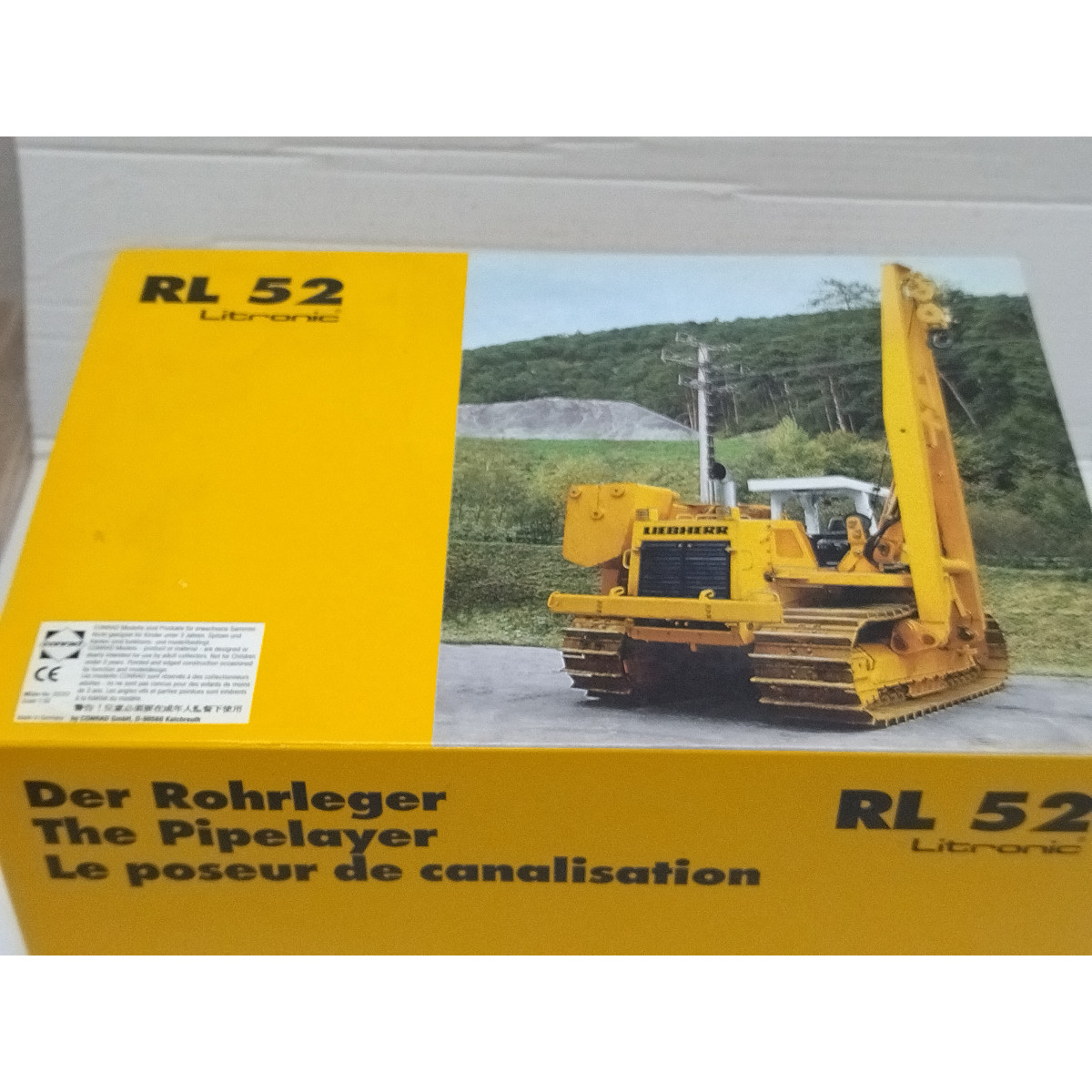 LIEBHEER RL 52 LITRONIC PIPELAYER 1:50 CONRAD 2807 - BCN STOCK CARS