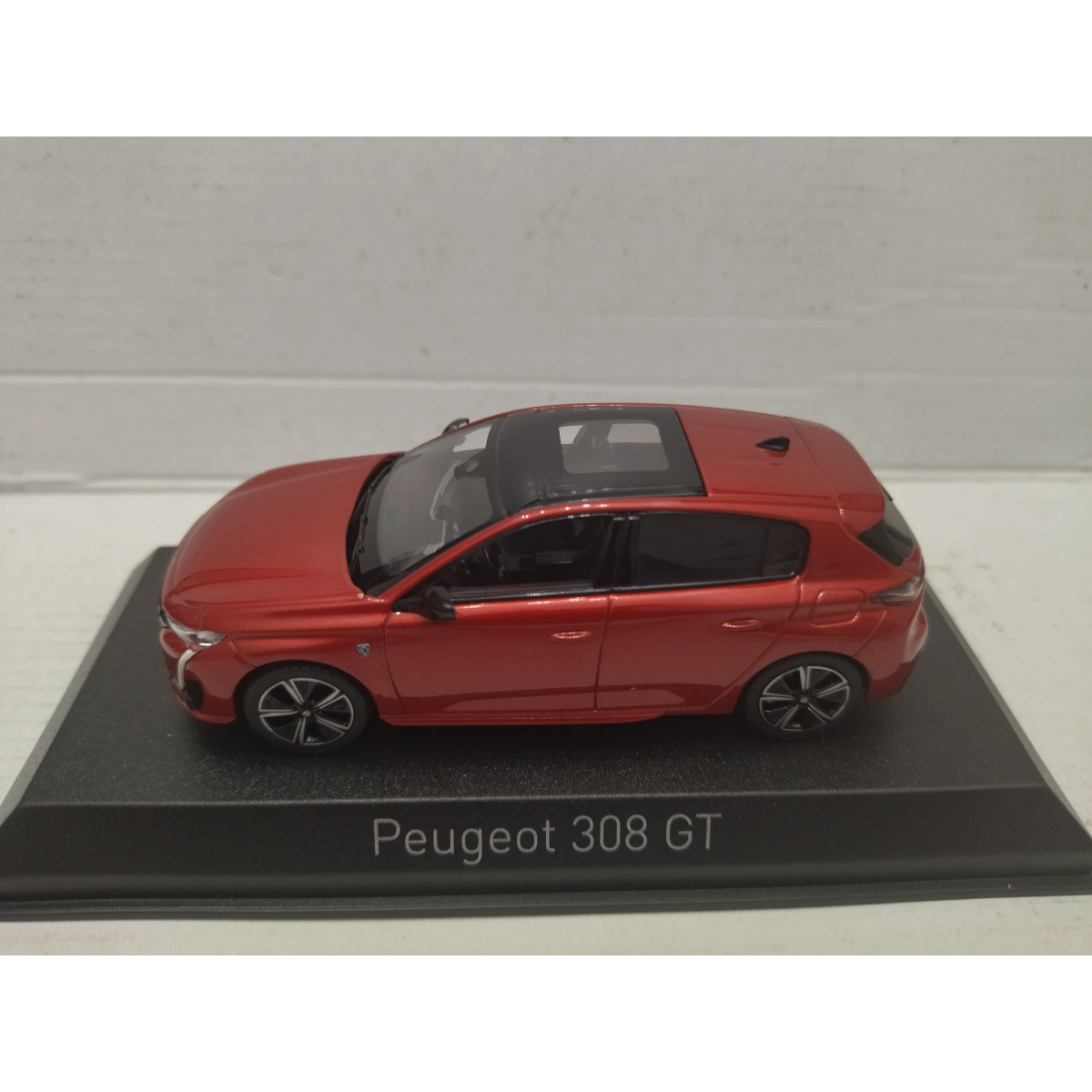 PEUGEOT 308 GT 2021 ELIXIR RED 1:43 NOREV 473932 - BCN STOCK CARS