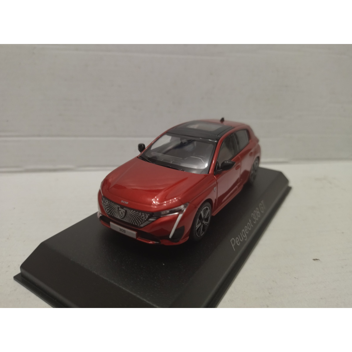 PEUGEOT 308 GT 2021 ELIXIR RED 1:43 NOREV 473932 - BCN STOCK CARS