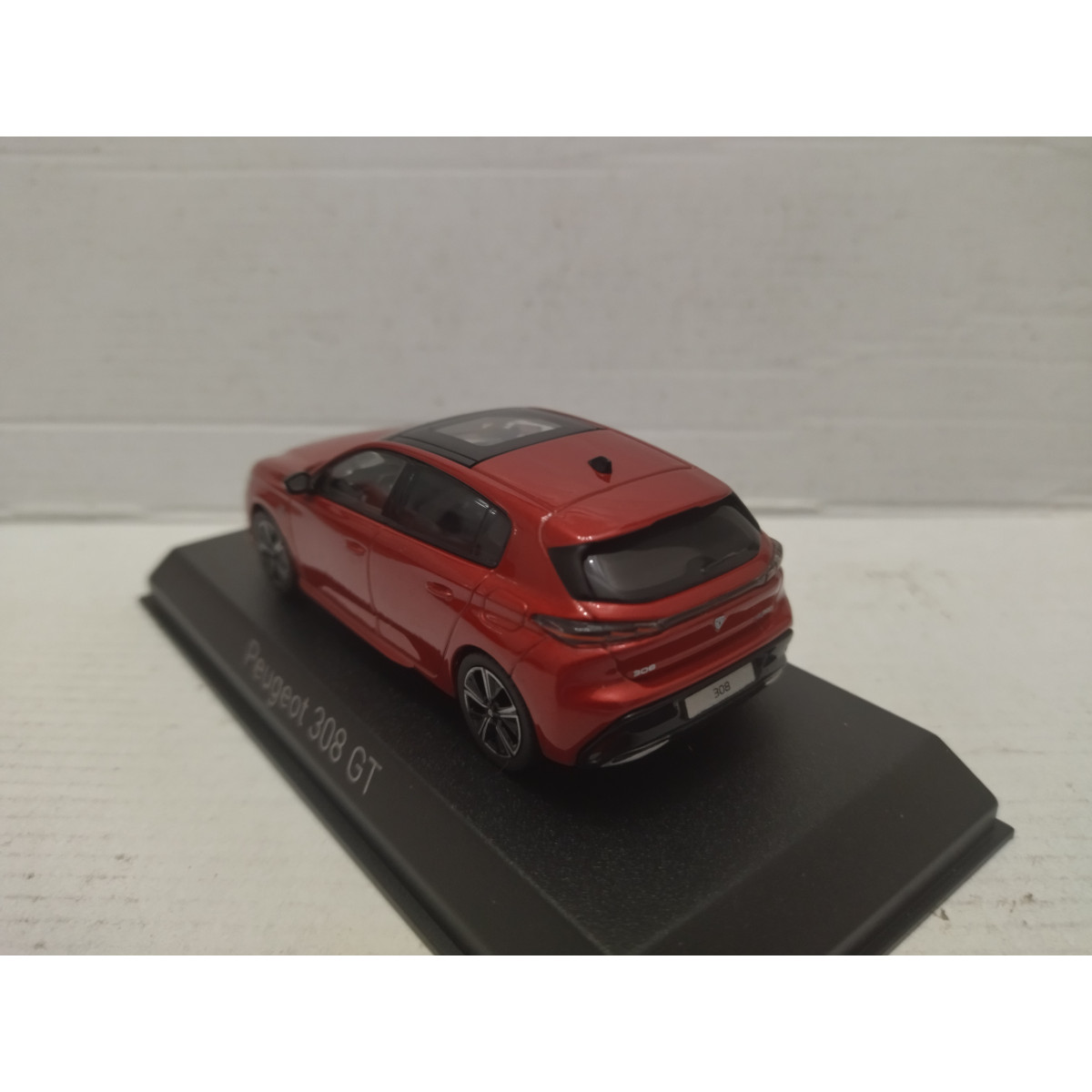 PEUGEOT 308 GT 2021 ELIXIR RED 1:43 NOREV 473932 - BCN STOCK CARS