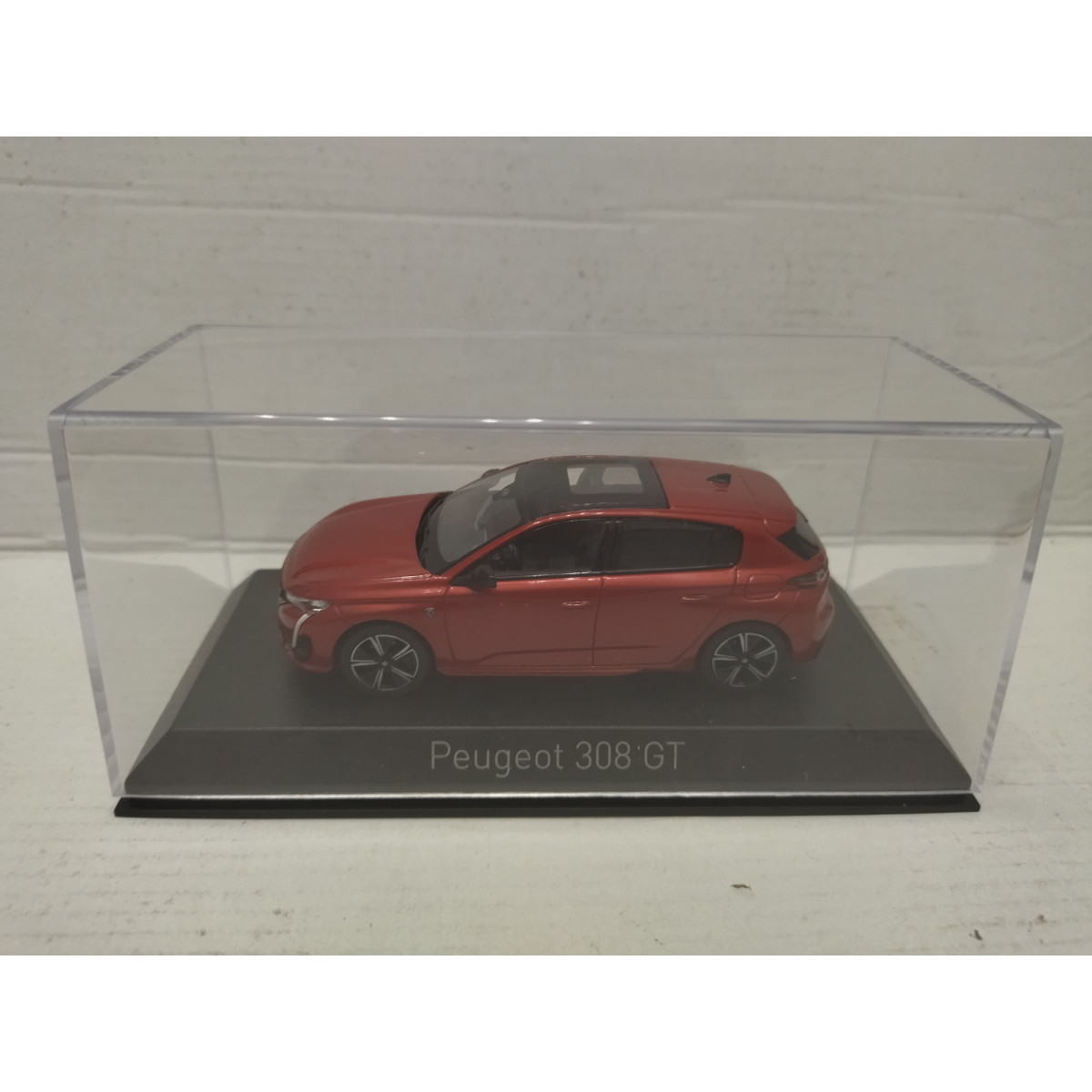 PEUGEOT 308 GT 2021 ELIXIR RED 1:43 NOREV 473932 - BCN STOCK CARS